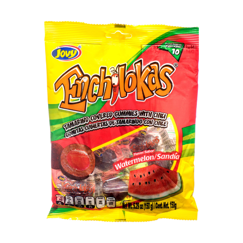 Jovy Enchilokas Sandia (Watermelon) 10-pcs bag – MexicanLatinStore.com